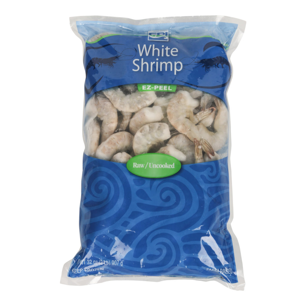 2 lb. 31/40 ct. EZ Peel White Shrimp - Absolutely Fresh Seafood Market