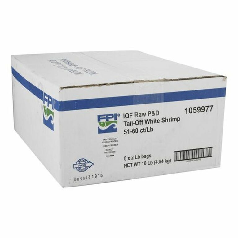 10 lb. 16/20 P&D White Shrimp - Absolutely Fresh Seafood Market